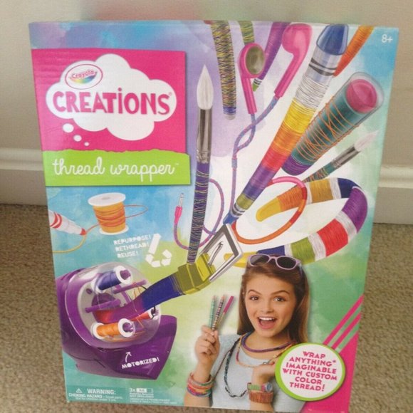 Crayola | Toys | New Crayola Creations Motorized Thread Wrapper Craft ...